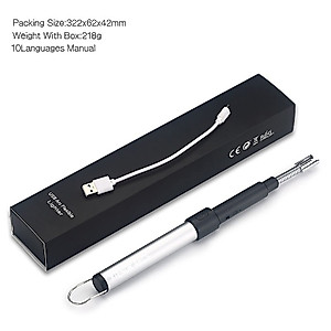 XTENDR ARCS V2 Extendable 2.5 Feet Arc Extra Long Flameless Fireplace Stove Electric Candle Lighter for Pilot Light, Grilling, Firepit, Kitchen, BBQ (Black)