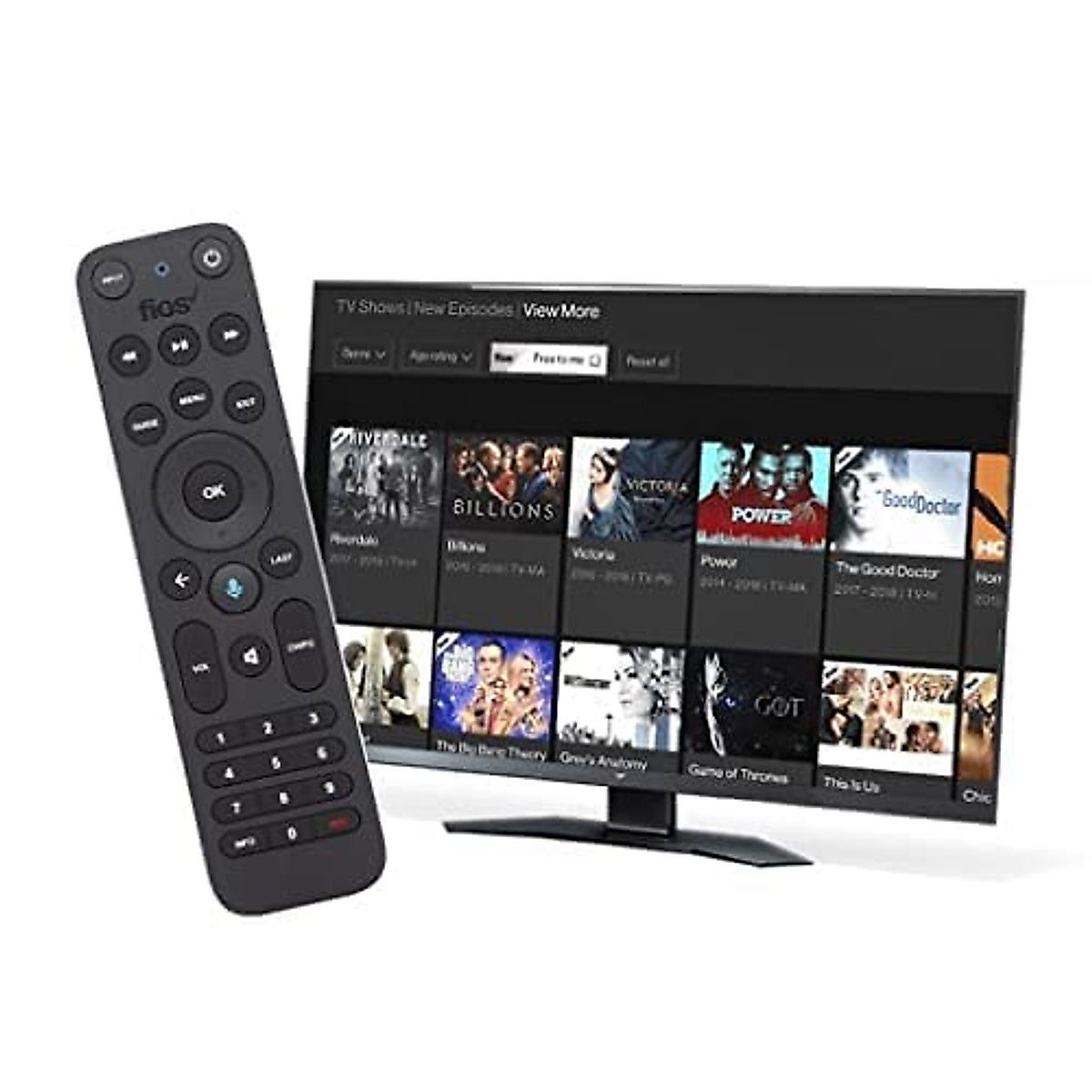 Verizon FiOS TV One Voice Remote Control 2019 - MG3-R32140B VRC4100 BLE - All in One Smart Voice Remotes + 2 AA Batteries Included