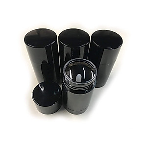 Healthcom 10 Pack 30ml Empty Round Deodorant Containers 1 Oz Twist Up Filling Stick Deodorant Container Plastic Deodorant Bottles Refillable Lip Balm Tube for Lipstick Crayon Chapstick DIY Make Own