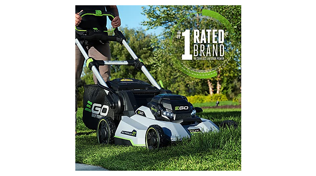 EGO Power+ 21-Inch Cordless Lawn Mower with Touch Drive