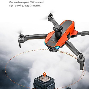RKSTD Foldable FPV RC Drone With 6K WiFi Camera, Suitable For Adults, Beginners And Children; With GPS Positioning, 5G Image Transmission, With Obstacle Avoidance Device