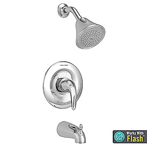 American Standard TU385502.295 Reliant 3 Tub and Shower Faucet with Cartridge, Brushed Nickel