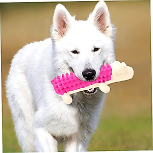 Milisten Pet Latex Toys Dog Molar Plaything Dog Chew Plaything Dog Squeaky Toy Latex Pet Toy Vocalizing Dental Care Toy Interactive Puppy Toy Dog Molar Toy Puppy Chew Toy Dog Supply