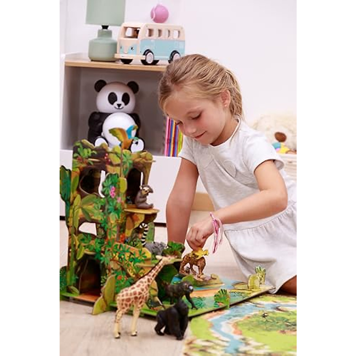 Papo -hand-painted - figurine -Wild animal kingdom - Gorilla -50034 -Collectible - for Children - Suitable for Boys and Girls- from 3 years old