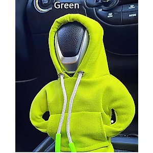 VEADONS Car Shift Knob Hoodies Cover,Car Universal Gear Shift Knob Cover,Trendy Hoodies for Car Shifter,Fashionable Automotive Interior Accessories (1PC/Purple)