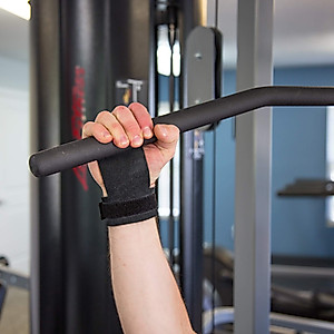 KAYANA 3 Hole Leather Gymnastics Hand Grips - Palm Protection and Wrist Support for Cross Training, Kettlebells, Pull ups, Weightlifting, Chin ups, Workout, & Exercise (Youth Black, Small)