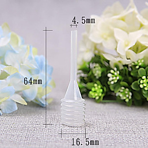 50Pcs 4ml Clear Plastic Transfer Pipettes Accordion Style Liquid Eye Dropper Squeeze Transfer Pipettes for Essential Oils Perfume Dispense Pipettes