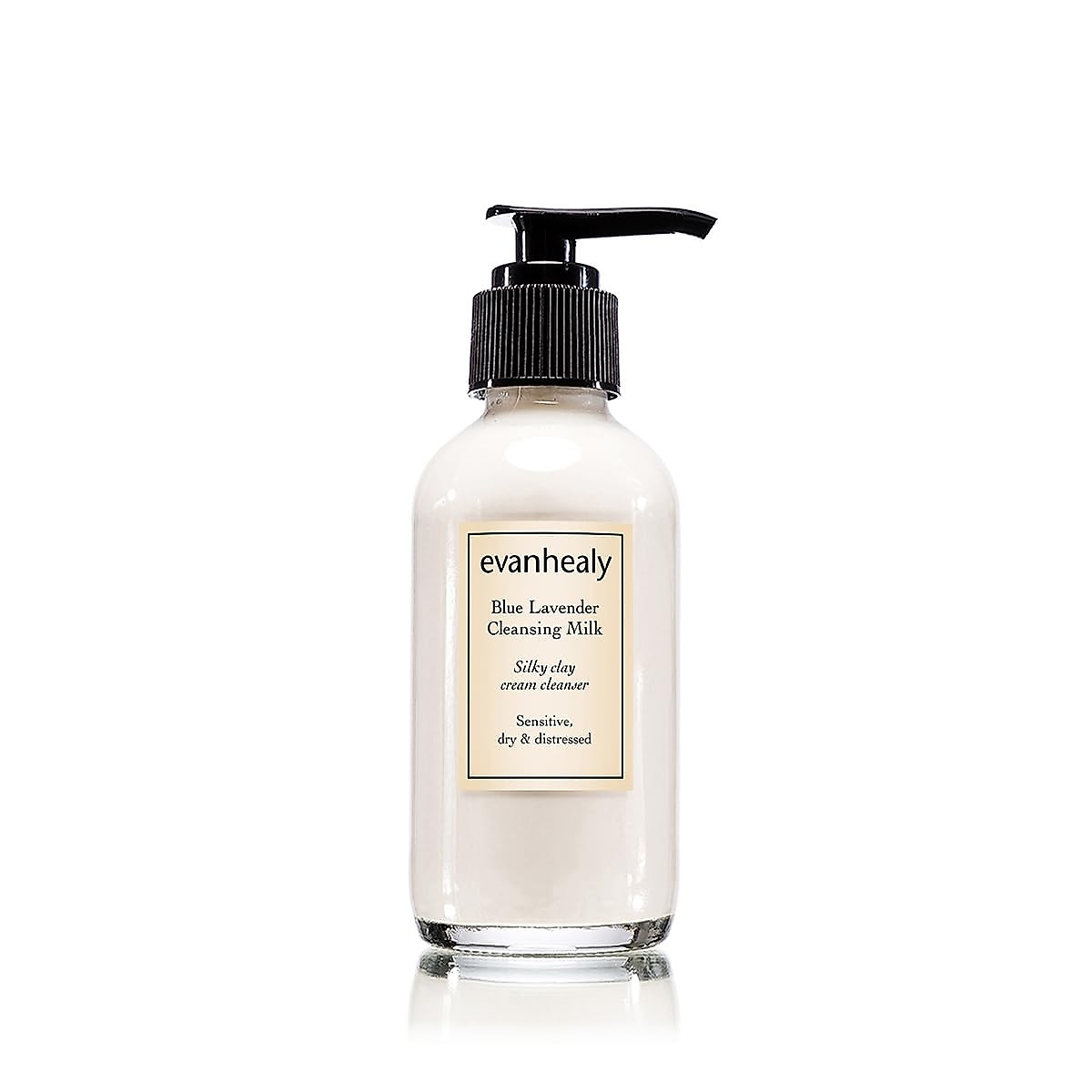 evanhealy Blue Lavender Cleansing Milk | Soothe & Calm Reactive Skin | Moisturizing Gentle Deep Clean For Sensitive Skin