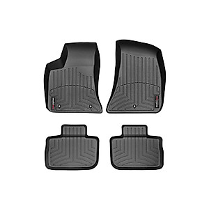 WeatherTech Custom Fit FloorLiners for Charger, 300 (RWD) - 1st & 2nd Row (44379-1-2), Black