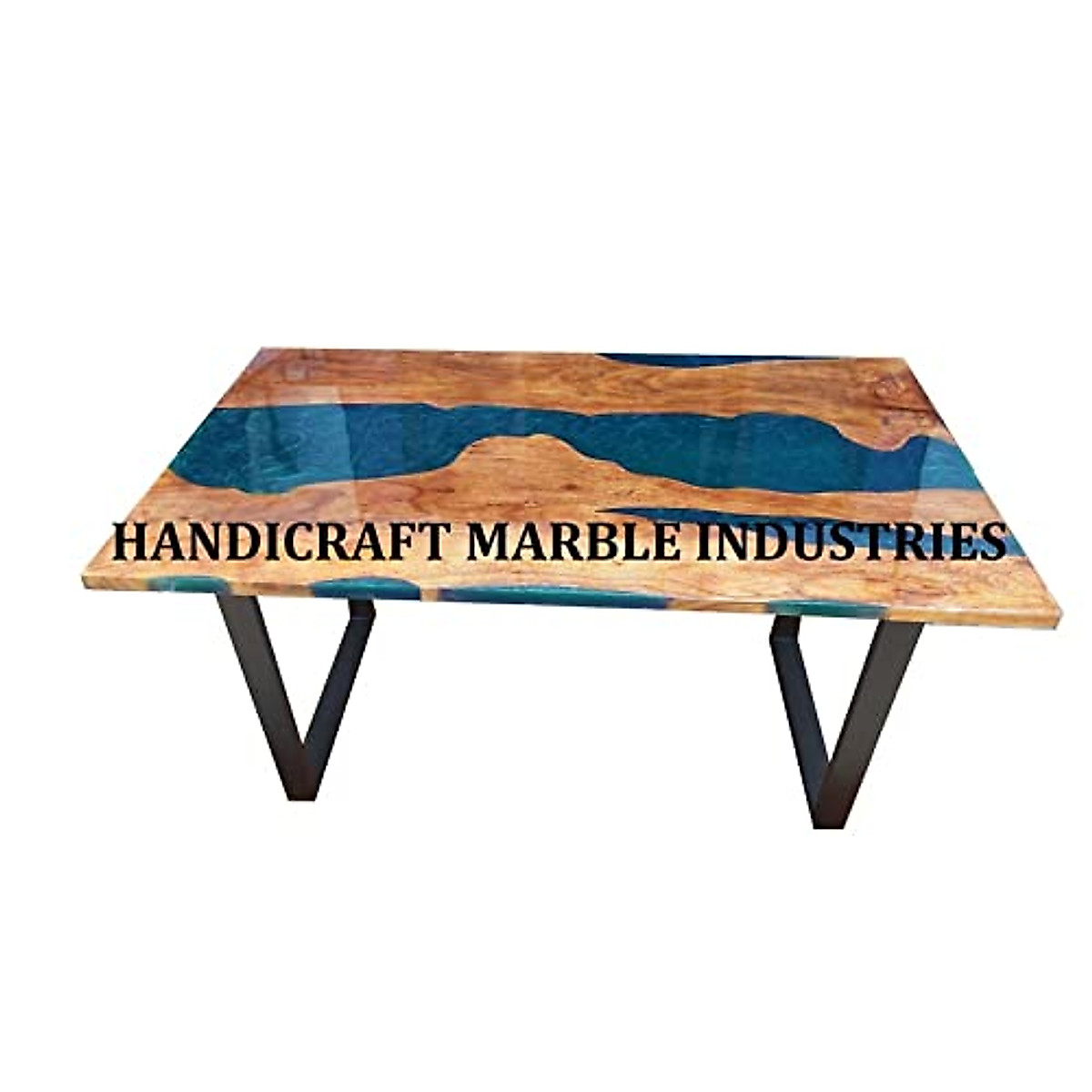 Epoxy Table Live Edge Wooden Table Epoxy Resin River Table Natural Wood Dining table Natural Epoxy Table Resin Table