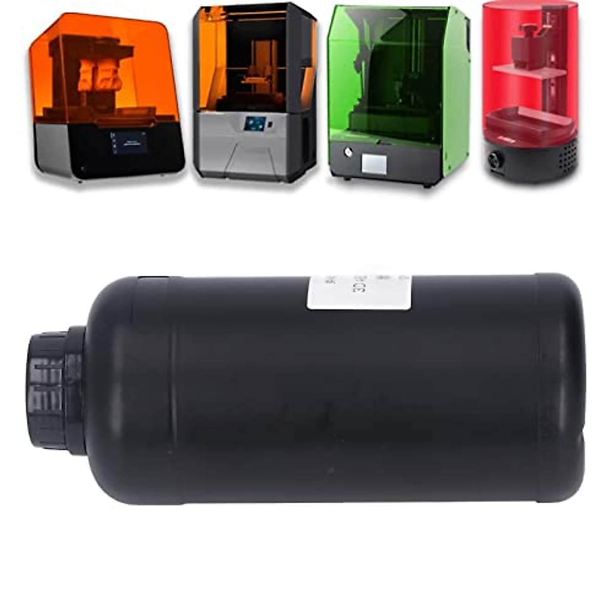 Photopolymer Resin, High Toughness Better Effects 3D Printer Resin 365-405nm Good Strength for Working(Green)