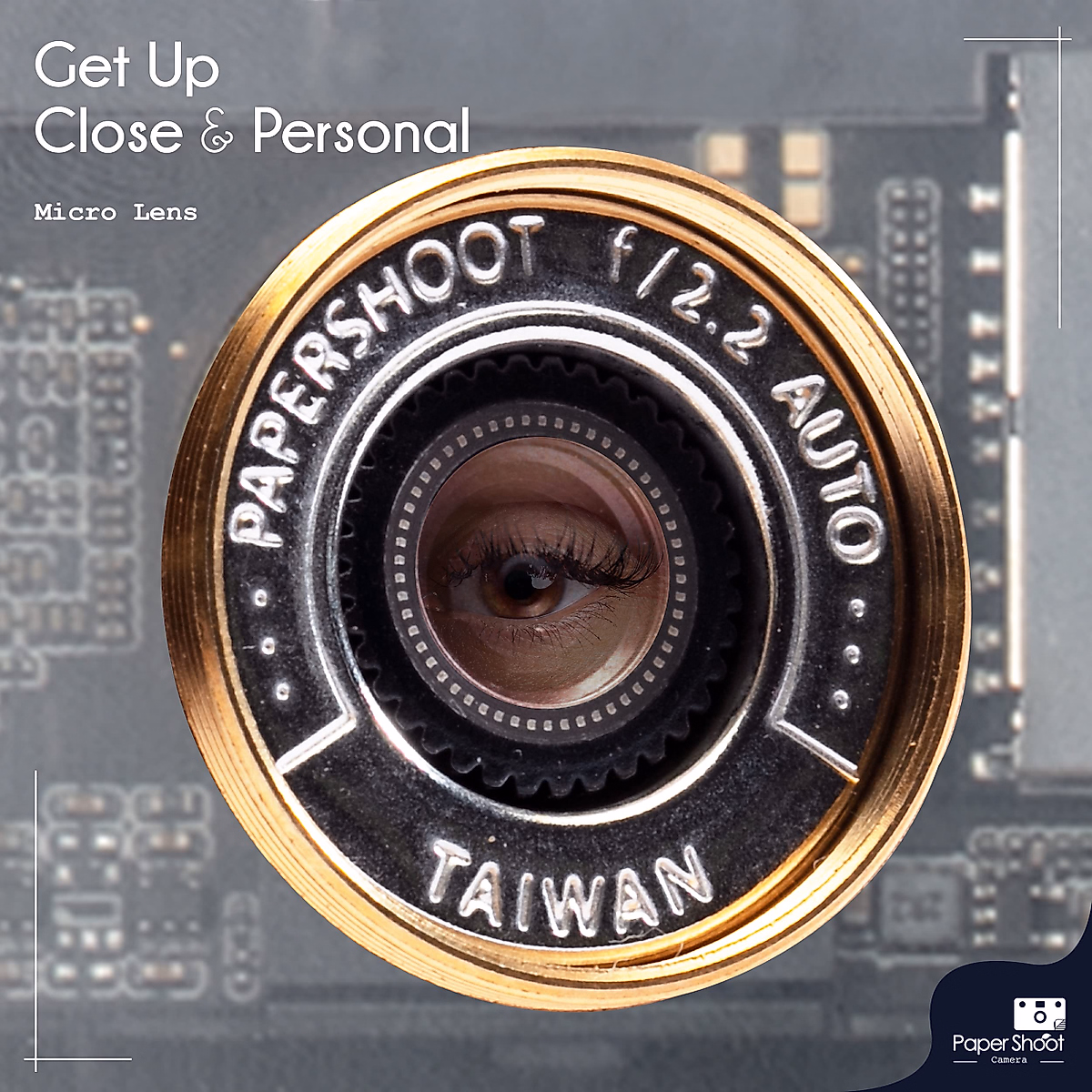 Paper Shoot Camera - 18MP Compact Digital Papershoot Camera Gift for Kid with Four Filters, 10 Sec Video & Timelapse - Includes: 32GB SD Card, 2 Effect Lens & Camera Case - Vanguard Set