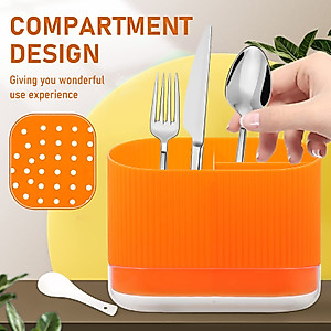 Zerodeko Kitchen Supplies Drain Chopsticks Cage Desk Pp Ceramics Plastic Cutlery Holder