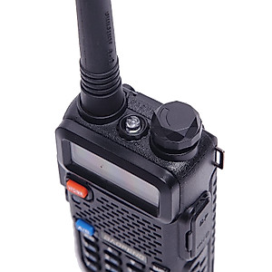 BaoFeng UV-5R 8 Watt High Power VHF UHF Dual Band Two Way Radio Tri-Power 8/4/1W Portable Radio with one More 3800mAh Battery,Speaker, Antenna, USB Program Cable and Earpiece