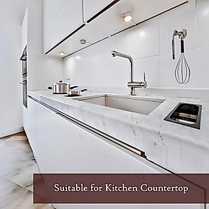 Granite Look Marble Effect Interior Film Vinyl Self Adhesive Peel-Stick Counter Top (VBS710(Matte Black Grey))