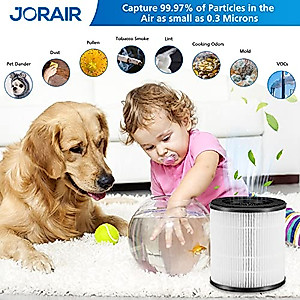 1 Pack H13 True HEPA Replacement Filter Compatible with Afloia Fillo/Halo/Mooka (3 Pack)