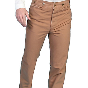 Scully Men's Rangewear Canvas Pant, Brown, 36