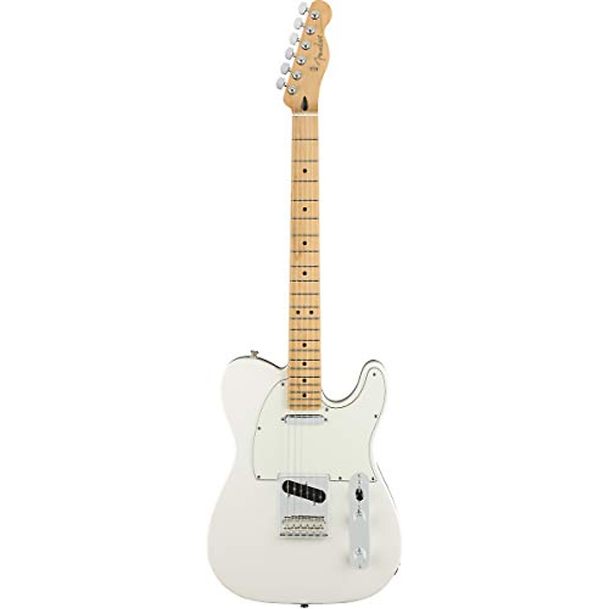 Fender Player Telecaster® - Polar White Bundle with Hard Case, Instrument Cable, Tuner, Strap, Strings, Picks, Capo, Fender Play Online Lessons, and Austin Bazaar Instructional DVD