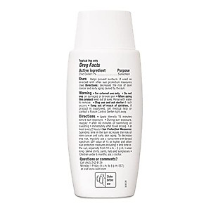 ISDIN Eryfotona Actinica Zinc Oxide and 100% Mineral Sunscreen Broad Spectrum SPF 50+, No White Cast, Suitable for Sensitive Skin, 3.4 Fl Oz