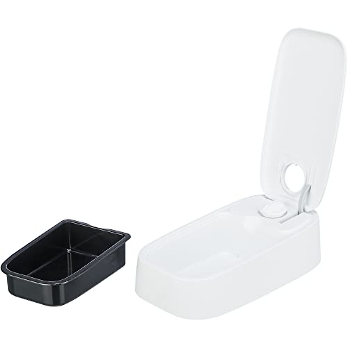 TRIXIE TX1 Automatic Food Dispenser, Single Serving, 48-Hour Timer, Battery Operated