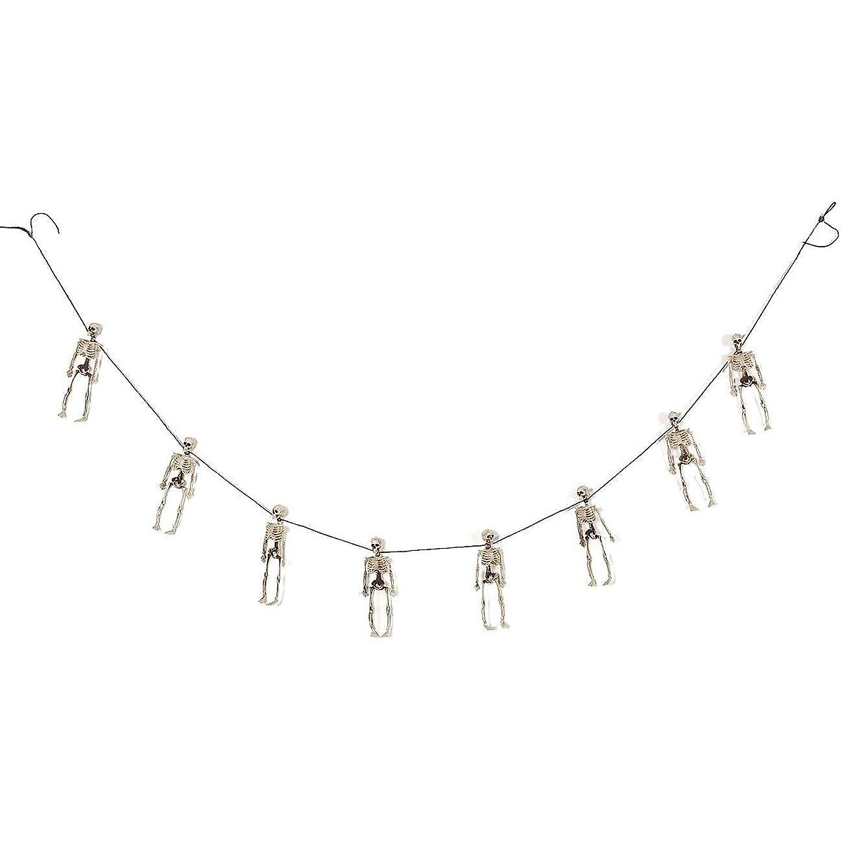 6 Feet Halloween Skeleton Garland - Hanging Human Bones Figurine Banner - Party Decorations for Haunted House Accessories