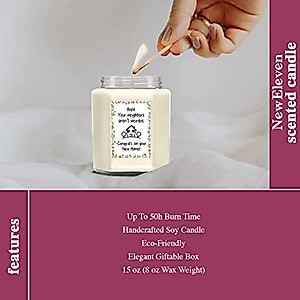 House Warming Gifts New Home - Best, Funny Housewarming Presents For New Home, First Home, New Apartment, Housewarming Decoration Party - Unique New House Gift Ideas, Moving Gifts -Lavender Candle 8Oz