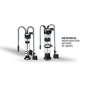 Aquatop Media Reactor with 95 GPH Pump – For 10-75 Gallon Tanks, Up-Flow Filtration for Efficiency, Includes Adjustable Water Pump, Reliable Filtration System, MR-20