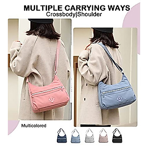 BASICPOWER Crossbody Bag Purse for Women, Multiple Pockets Lightweight Waterproof Shoulder Bags Travel Tote Handbag