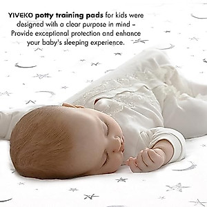 YIVEKO Baby Waterproof Bed Pad Washable Mattress Pad Reusable Underpads Bed Wetting Incontinence Cover for Baby Toddler Children and Adults