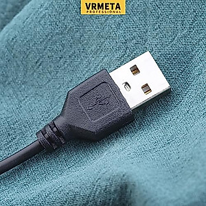 VRMETA Head Shaver USB Cable Charger Cord for Pitbull Skull Shaver，Charger Cord for freedom grooming head Shaver and many brands USB Cable Shaver Electric Shaver Power Cord Replacement