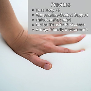 Better Habitat SleepReady Portable Floor Bed | 3 inch 100% CertiPUR-US Memory Foam | Twin, Single | Sleeping Pad, Camping Mattress | Roll Out, Foldable, Waterproof Cover, Travel Bag | 1 yr Warranty…