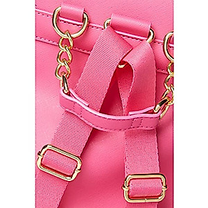 Tommy Hilfiger Kendall II Flap Backpack-Saffiano PVC Party Pink One Size