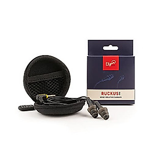 Elgin Ruckus Earplug Earbuds | OSHA Compliant Noise Reduction in-Ear Headphones : Isolating Ear Plug Earphones