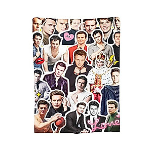 Blanket Jonathan Groff  Soft and Comfortable Warm Fleece Blanket for Sofa, Office Bed car Camp Couch Cozy Plush Throw Blankets Beach Blankets