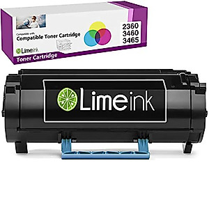 Limeink Remanufactured Toner Cartridge Replacement for Dell 2360 2360dn b2360dn Toner Cartridge for Dell b3460dn Toner for Dell 2360dn Toner Cartridge M11XH 331-9805 High Yield Toner
