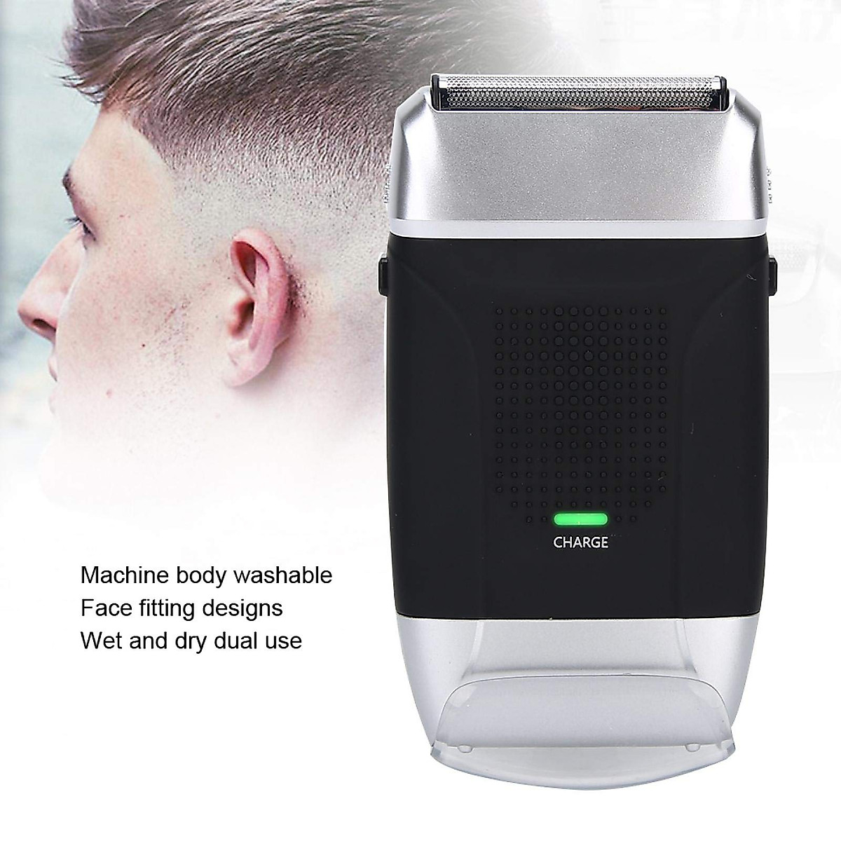 Electric Foil Shavers for Men, Mens Beard Shaver Lithium Electric Men's Multifunctional 2 in 1 Foil Trimmer Shaving Machine Clippers for Hair Cutting
