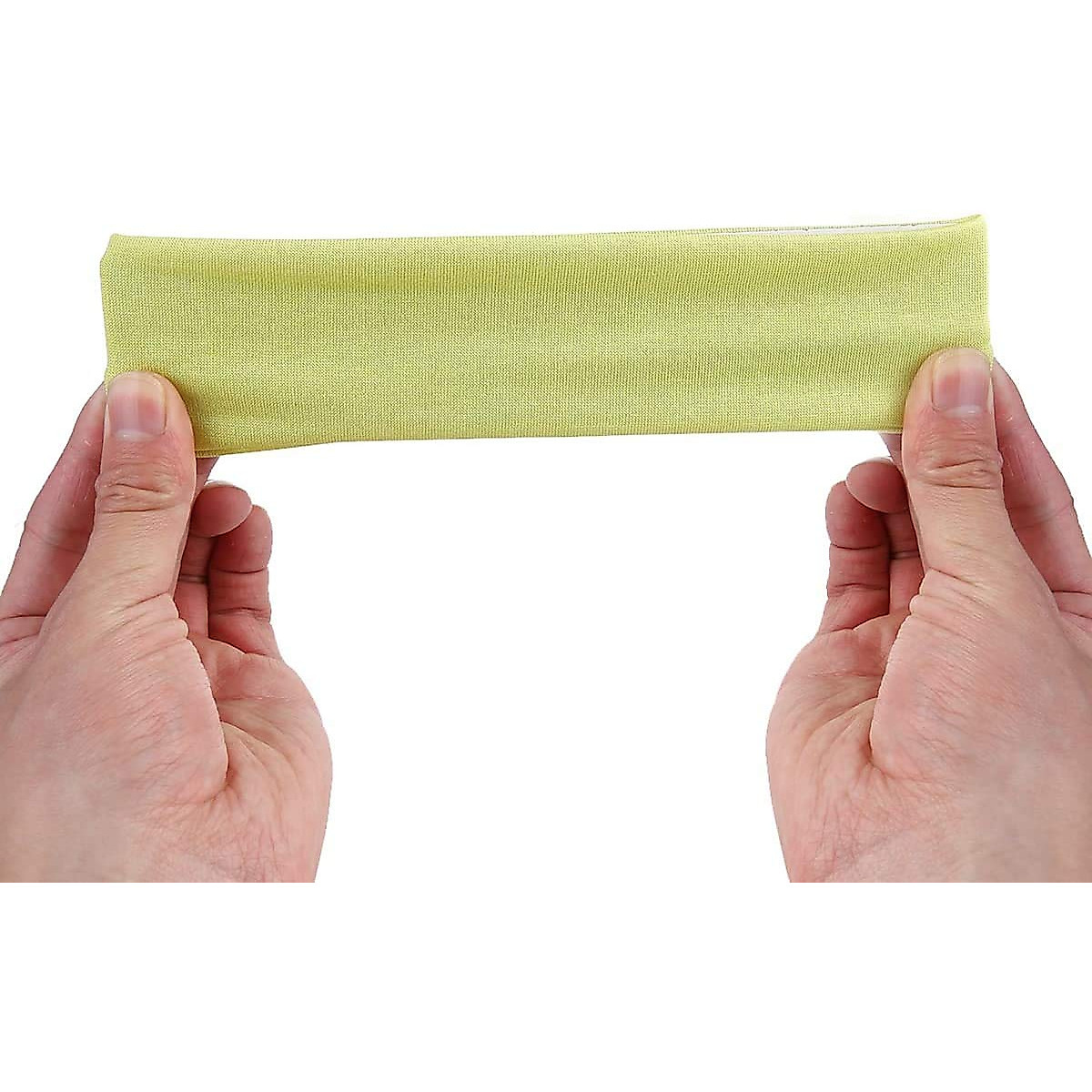 DIYASY 12 Pcs Women Yoga Headbands, Fashion Soft Elastic Cotton Sweatband Yoga Stretchy Headband for Women 12 Colors