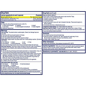 Alka-seltzer Plus Cold & Flu, Power Max Cold and Flu Medicine, Day, For Adults with Pain Reliver/Fever Reducer, Cough Suppressant, Nasal Decongestant, 24 count