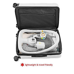 Skip Hop Baby Ergonomic Activity Floor Seat for Upright Sitting, Silver Lining Cloud, Gray