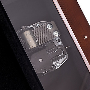 Cottage Garden Daughter in Law Treasured Member Jeweled Woodgrain Petite Music Box Plays You Light Up My Life