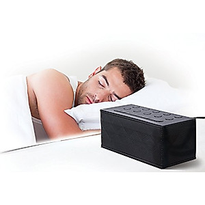 Big Red Rooster White Noise Machine - Sound Machine For Sleeping & Relaxation - 10 Natural and Soothing Sounds - Plug In Or Battery Powered - Portable Sleep Sound Therapy for Home, Office or Travel