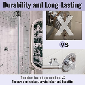 Liberflow Shower Knob Replacement for Sb-170, Shower Faucet Handle Compatible with Valley Single Handle Kitchen, Lavatory, Tub, Bathtub Faucets, Clear Acrylic Handle Replacement