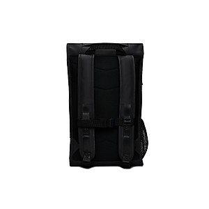 RAINS Trail Mountaineer Bag - Waterproof, Unisex, Sporty Rucksack for Work, higher education, Travel (Black)