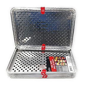 Foil Disposable Grill Topper Trays, 2-ct. Packs - 15 1/2 X 10 3/8 - (5 Packs of 2)