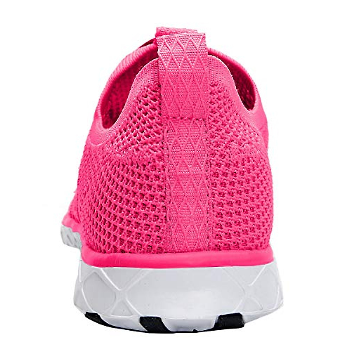 SUOKENI Women's Quick Drying Slip On Water Shoes for Beach or Water Sports Rose Red,Size:US 7.5/EU 38