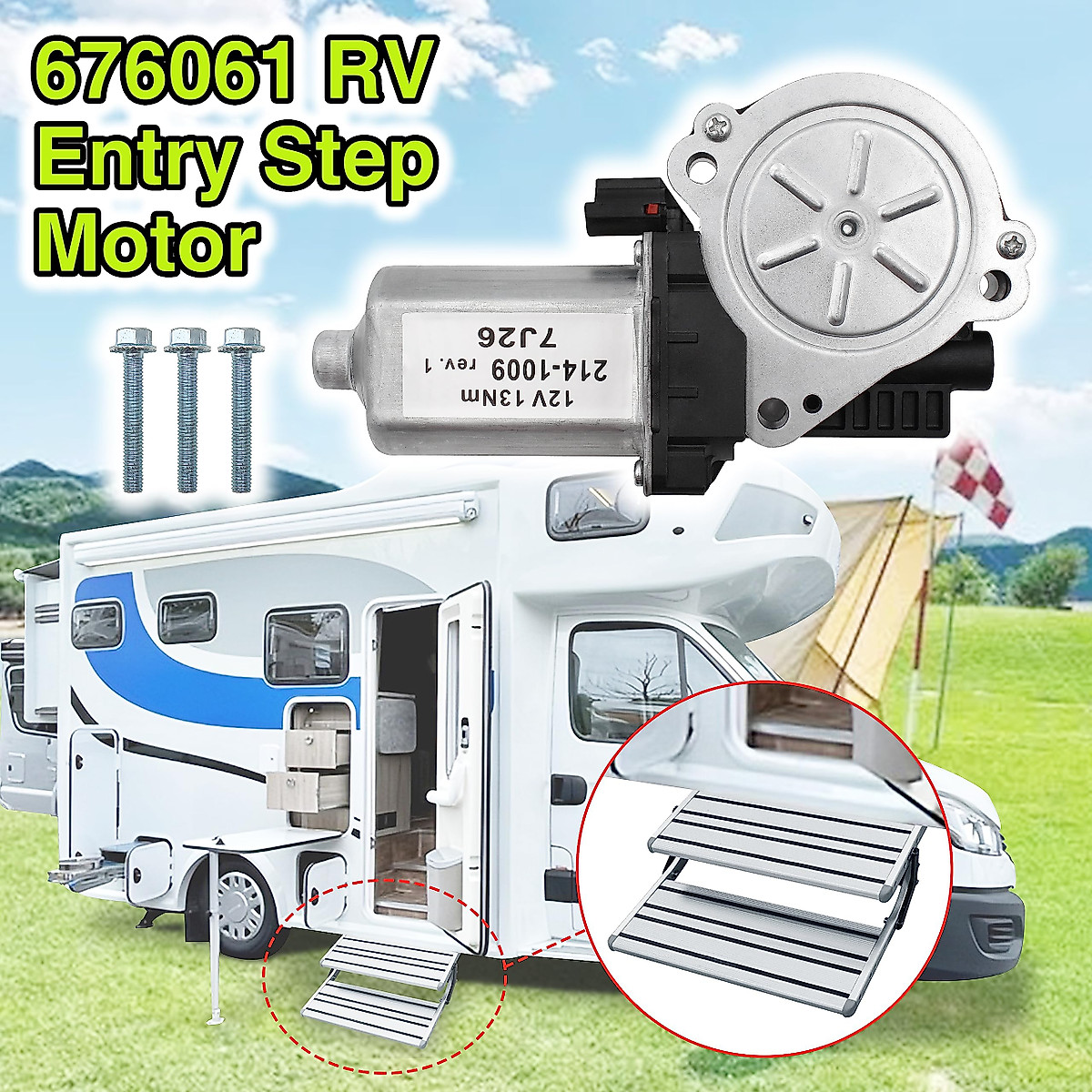 676061 Motor Replacement kit Compatible with Kwikee Part Number 1101428