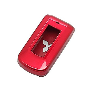 SEGADEN Paint Metallic Color Shell Cover ABS Hard Case Holder Compatible with MITSUBISHI Smart Remote Key Fob 2 3 Button SV0520 Red