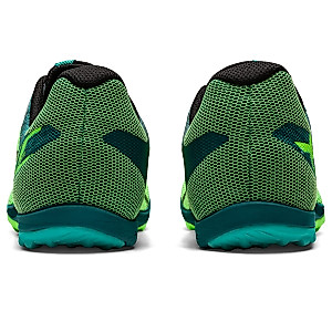 ASICS Unisex Resurgence XC Cross Country, 9.5, Green Gecko/Black