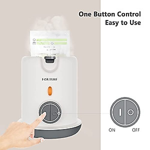 Bottle Sterilizer & Baby Bottle Warmer Electric Steam Sterilizer and Dryer, 6-in-1 Bottle Sanitizer for Baby Items & Breast Pump Accessories