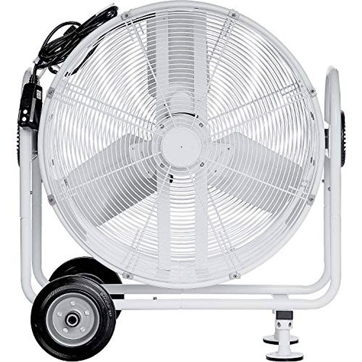 Global Industrial Outdoor Rated 24" Mobile Tilt Drum Blower Fan, 5800 CFM, 1/4 HP